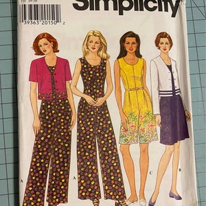 Simplicity Sewing Patterns you Choose 6848, 7594 or 8604 Size 6-10 ...