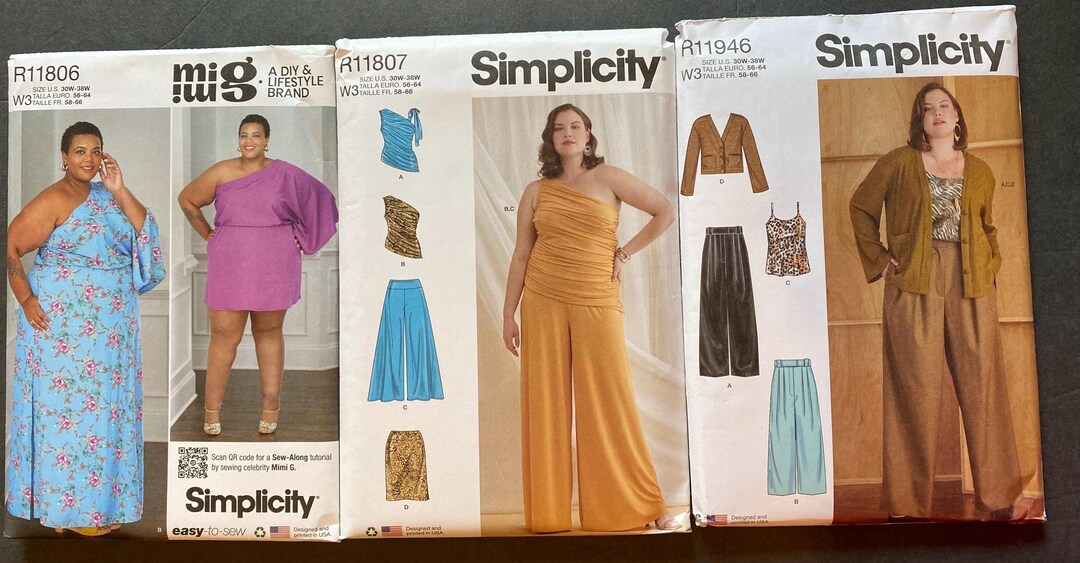 Simplicity Sewing Patterns *your Choice* 11806 (9777), 11807 (9790) or ...