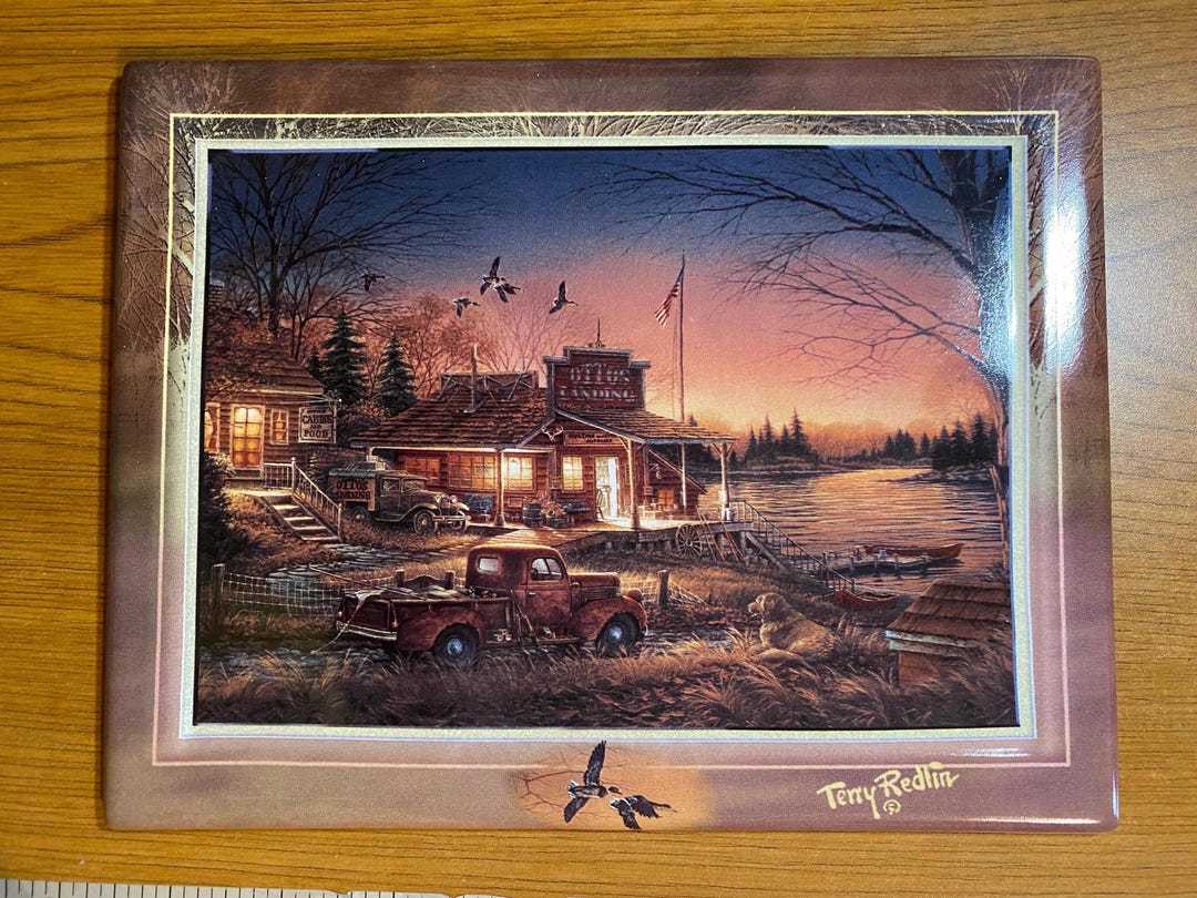 Terry Redlin, Total Comfort Collector's Edition Ceramic Wall Plate ...