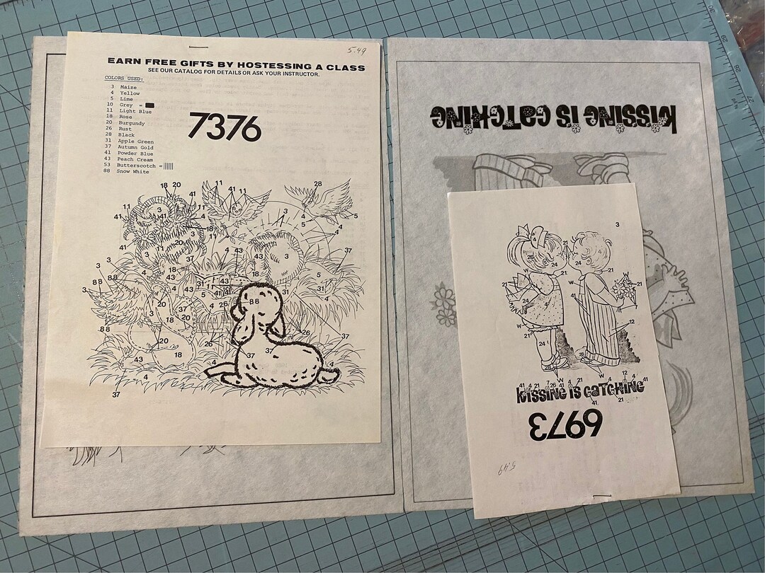 Tri-chem Pictures to Paint *your Choice* Baby Jesus or Kids, Stamped ...