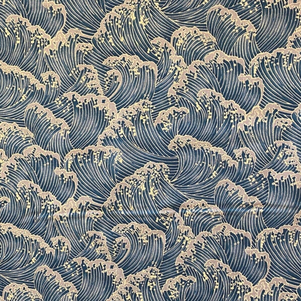 Waves Fabric - Etsy
