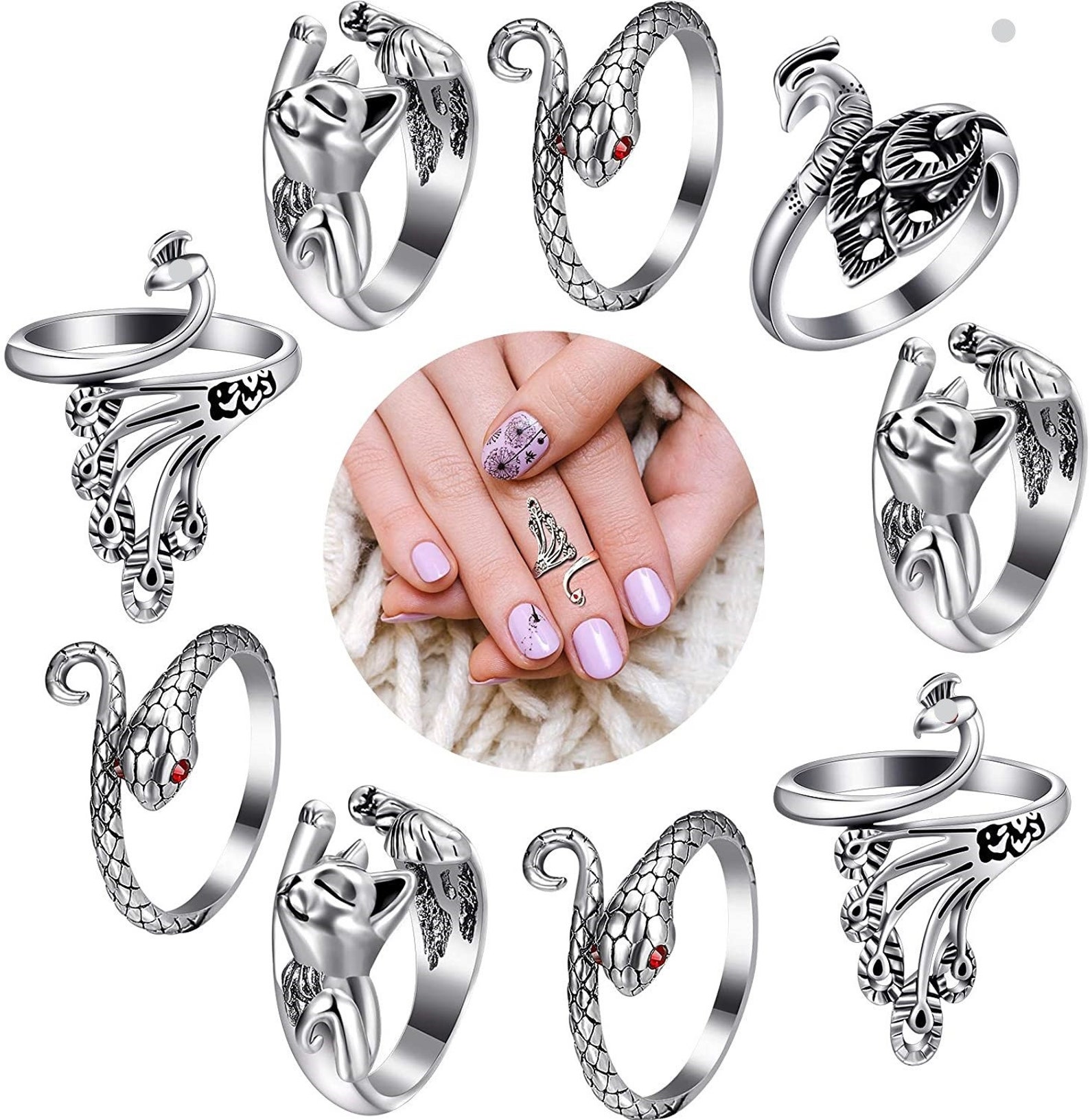 Yarn Guide Adjustable Crochet Loop Rings Yarn Guide - Etsy