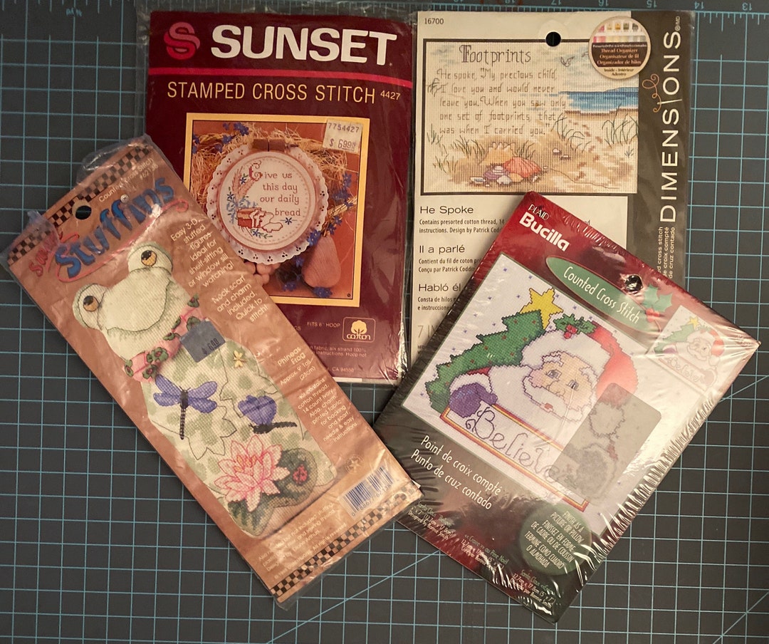 Cross Stitch Kits *pick Your Kit* Bucilla Believe, Dimensions He Spoke ...