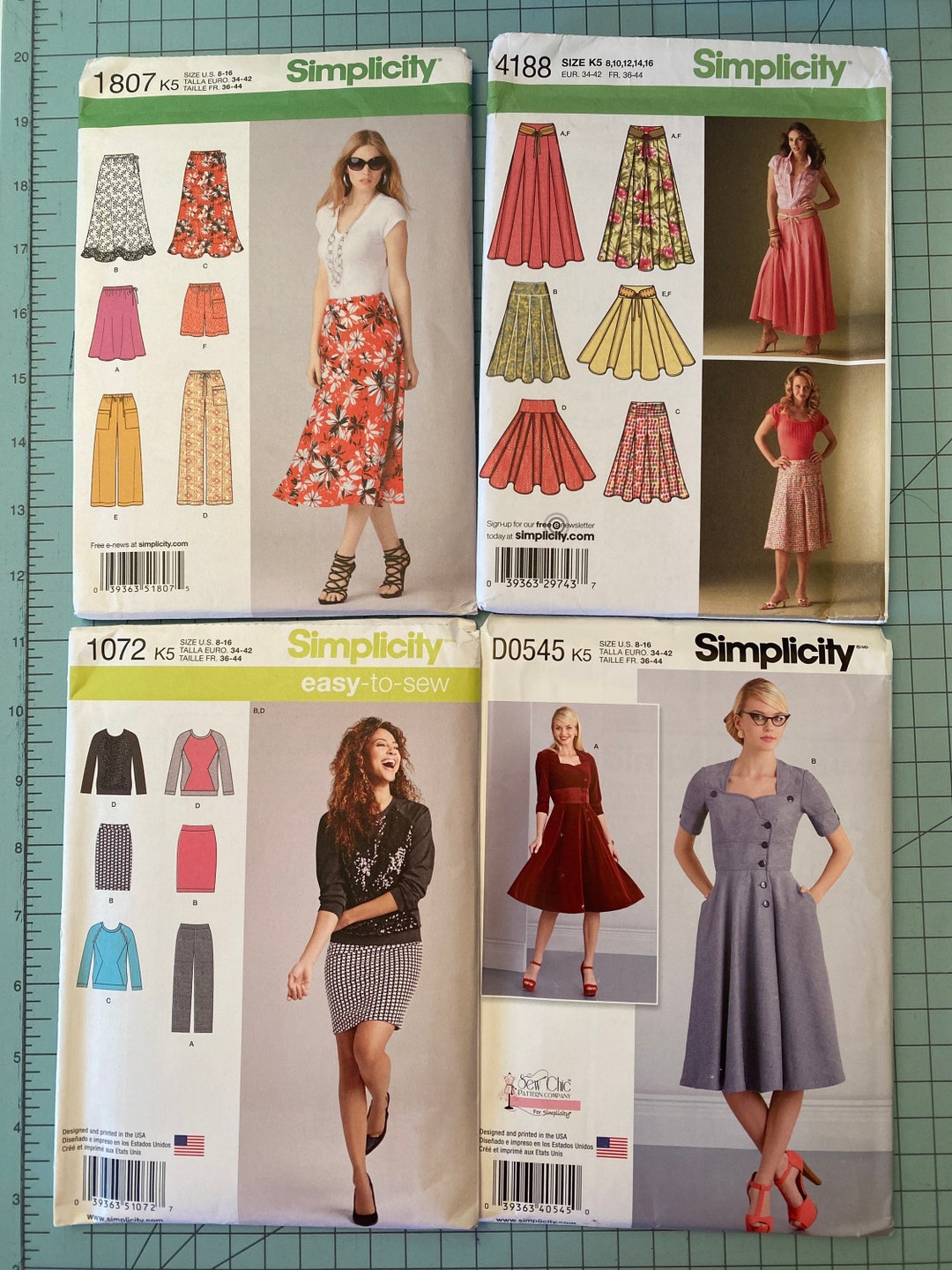 Simplicity Sewing Pattern 1072, 1807 or 0545 / 8259, *you Choose* Uncut ...