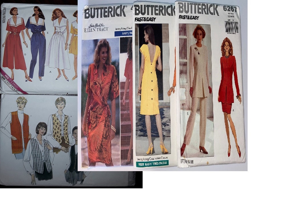 Butterick Uncut Sewing Patterns, *you Pick* 4017, 4683, 4847, 5369 ...