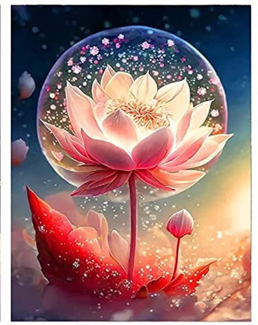 Mystical Diamond Art Kit *choose Your Kit* Flower Diamond Painting Kit ...