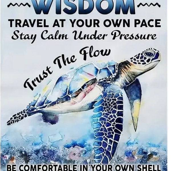 Turtle Wisdom - Etsy