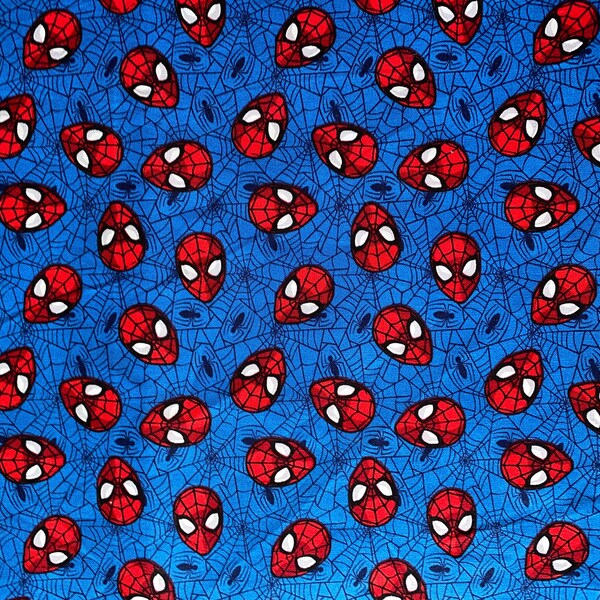 Spiderman Fabric - Etsy