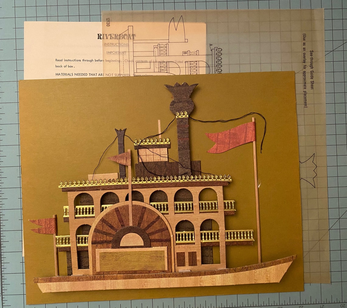 Buzza Cardozo Riverboat Creative Decor Kit Boat Kit Vintage - Etsy