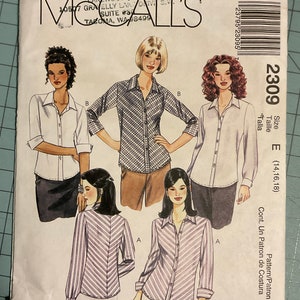 Mccalls Sewing Patterns you Pick 9565 or 9695 Uncut, Misses' Size 14 16 ...