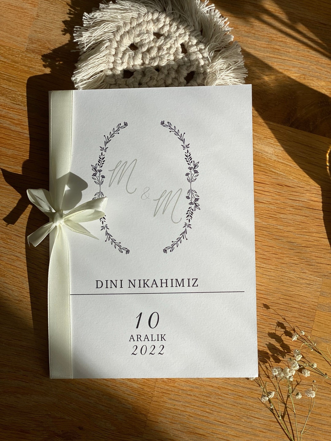 Dini Nikah Belgesi/ Marriage Certificate/ Islamic Marriage Certificate ...