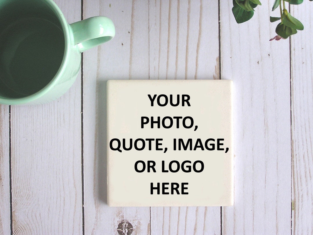 Personalized Coaster,sandstone Coasters With Cork Bottom,make Your Own ...