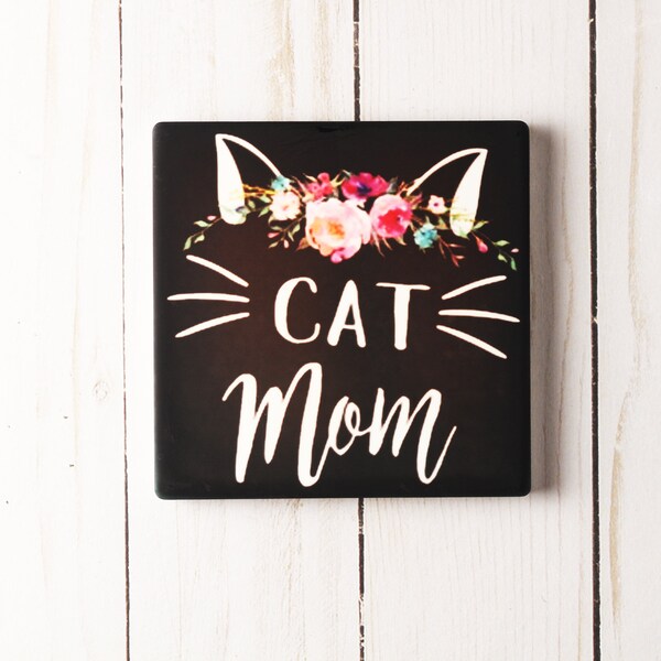 Cat Stone Coasters - Etsy