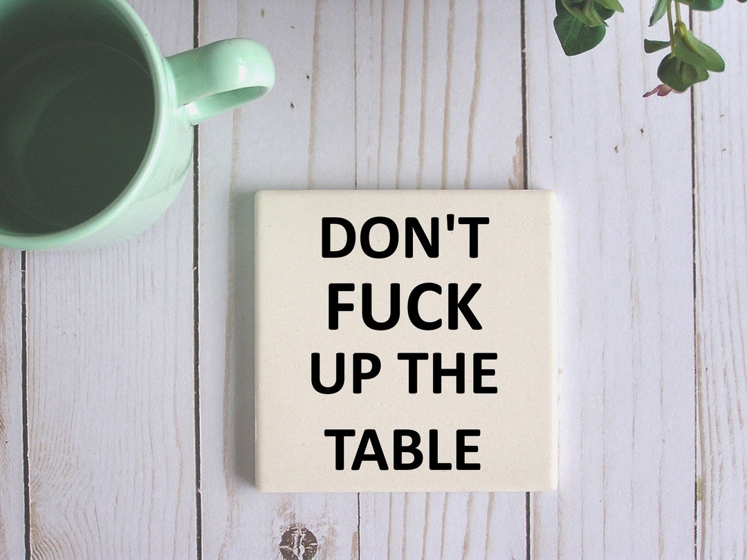 Sarcastic Sassy Funny Coaster With Rude Offensive Profanity,square ...