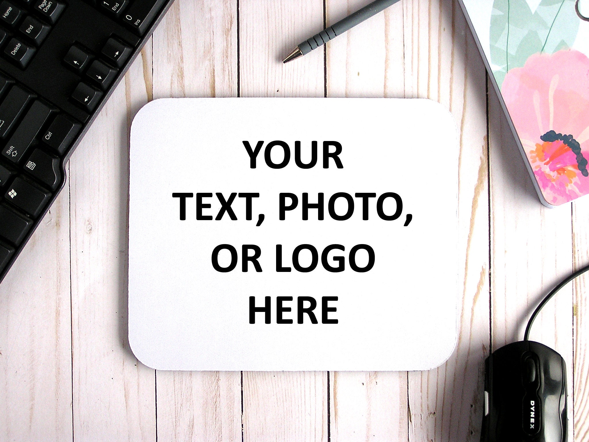 Personalized Mouse Pad Office Desk Accessoriessquare Computer | Etsy