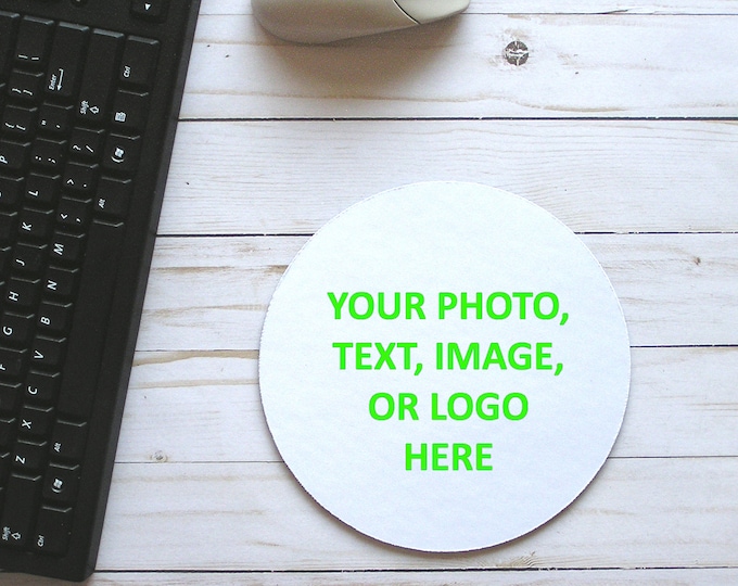 Personalized Mouse Pad Office Desk Accessoriessquare Computer | Etsy