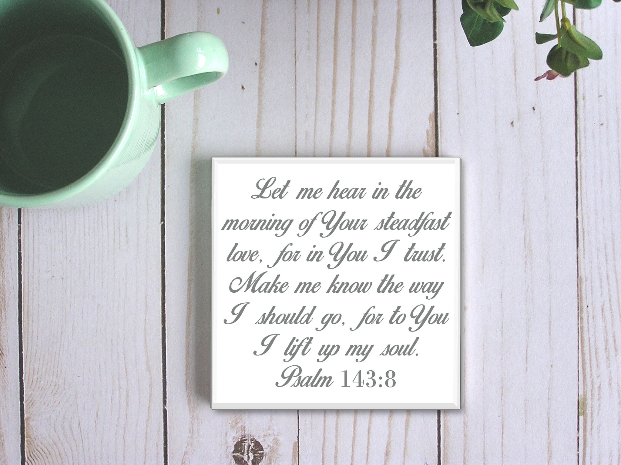 Make Your Own Bible Verse Coaster With Any Scripture for | Etsy
