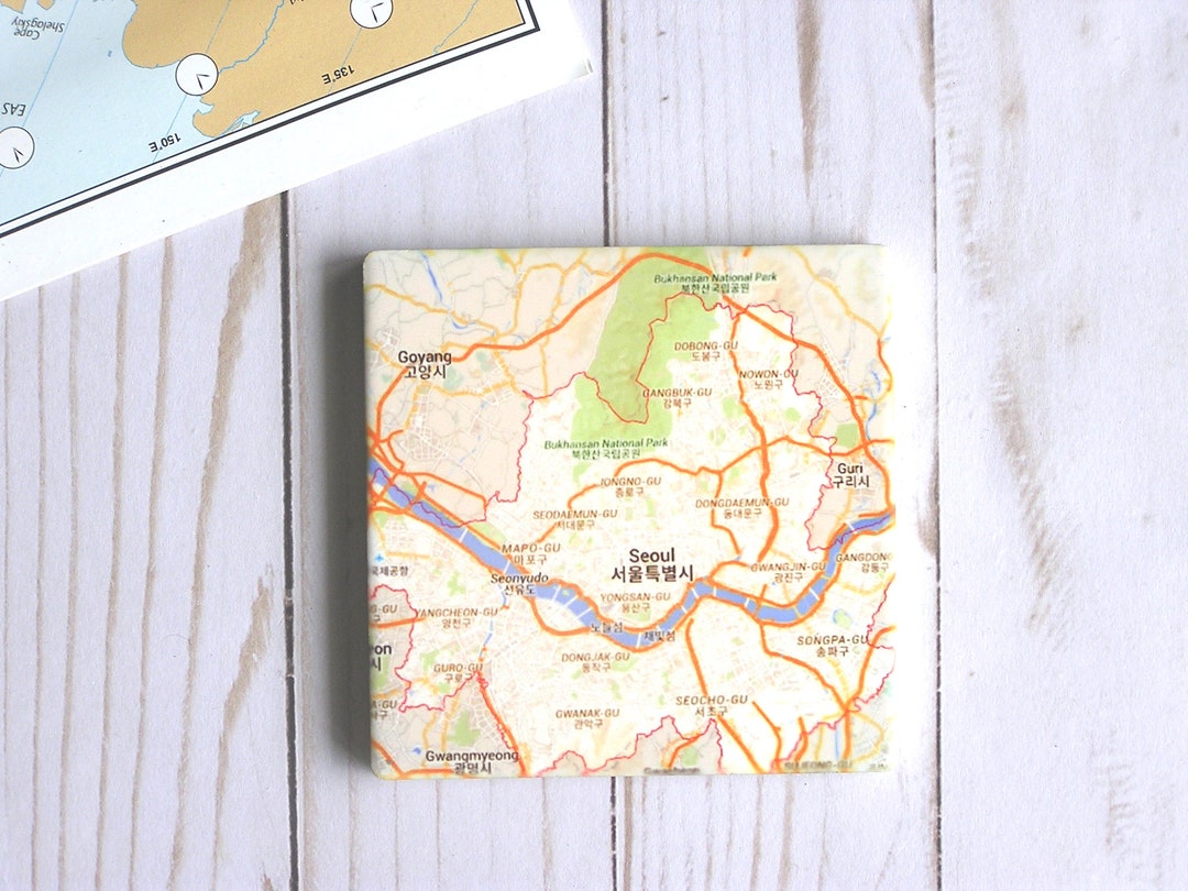 Custom Map Coaster Gift for Travel Buddies,customized Travel Coasters ...