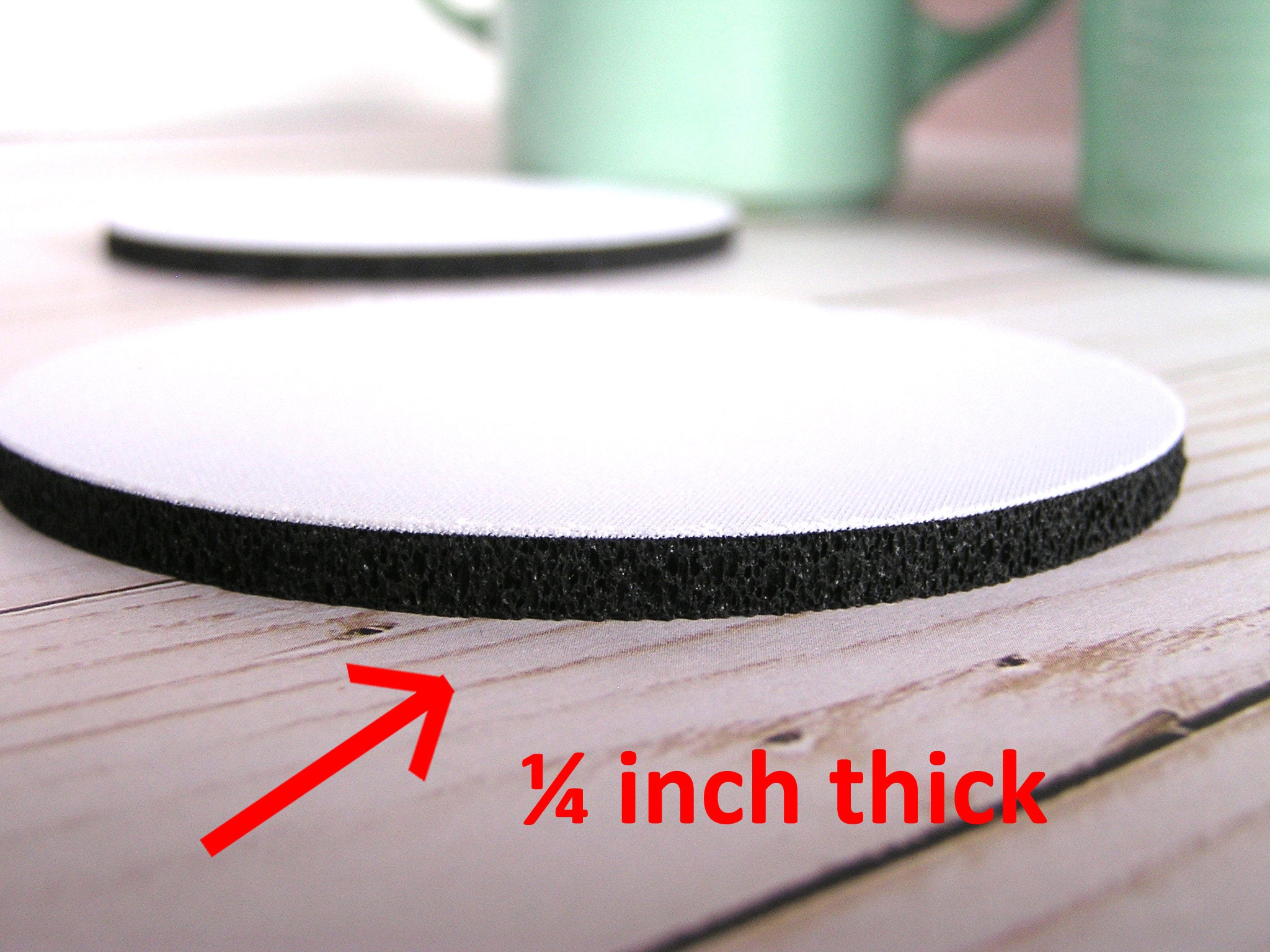 Make Your Own Custom Neoprene Coaster,round Circle Personalized Coaster ...
