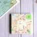 Make Your Own Custom Map Coaster Set,personalized Coaster Travel Gifts ...