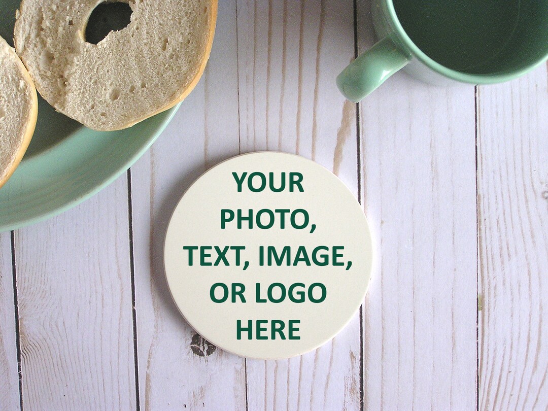 Circle Round Stone Coasters With Cork Bottom,unique Personalized ...