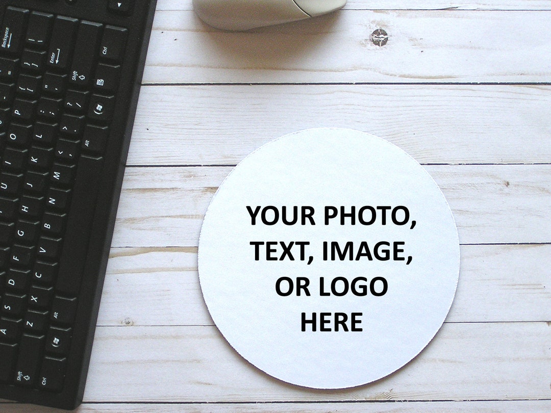 Custom Mouse Pad,personalized Mousepad,customized,round,make Your Own ...