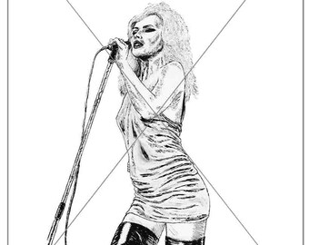 Debbie Harry Drawing - Etsy