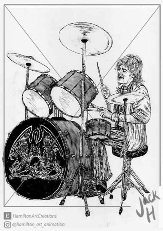 Roger Taylor Original Ink Drawing Print - Etsy