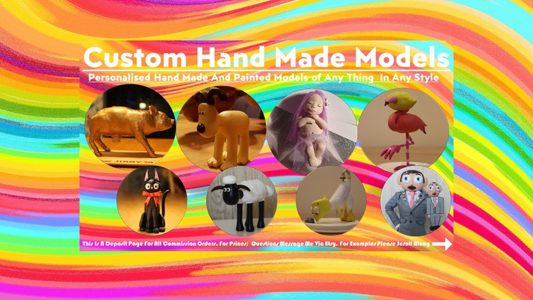 Custom/ Personalised Model/ Artwork Order (made to Order) (message Me ...