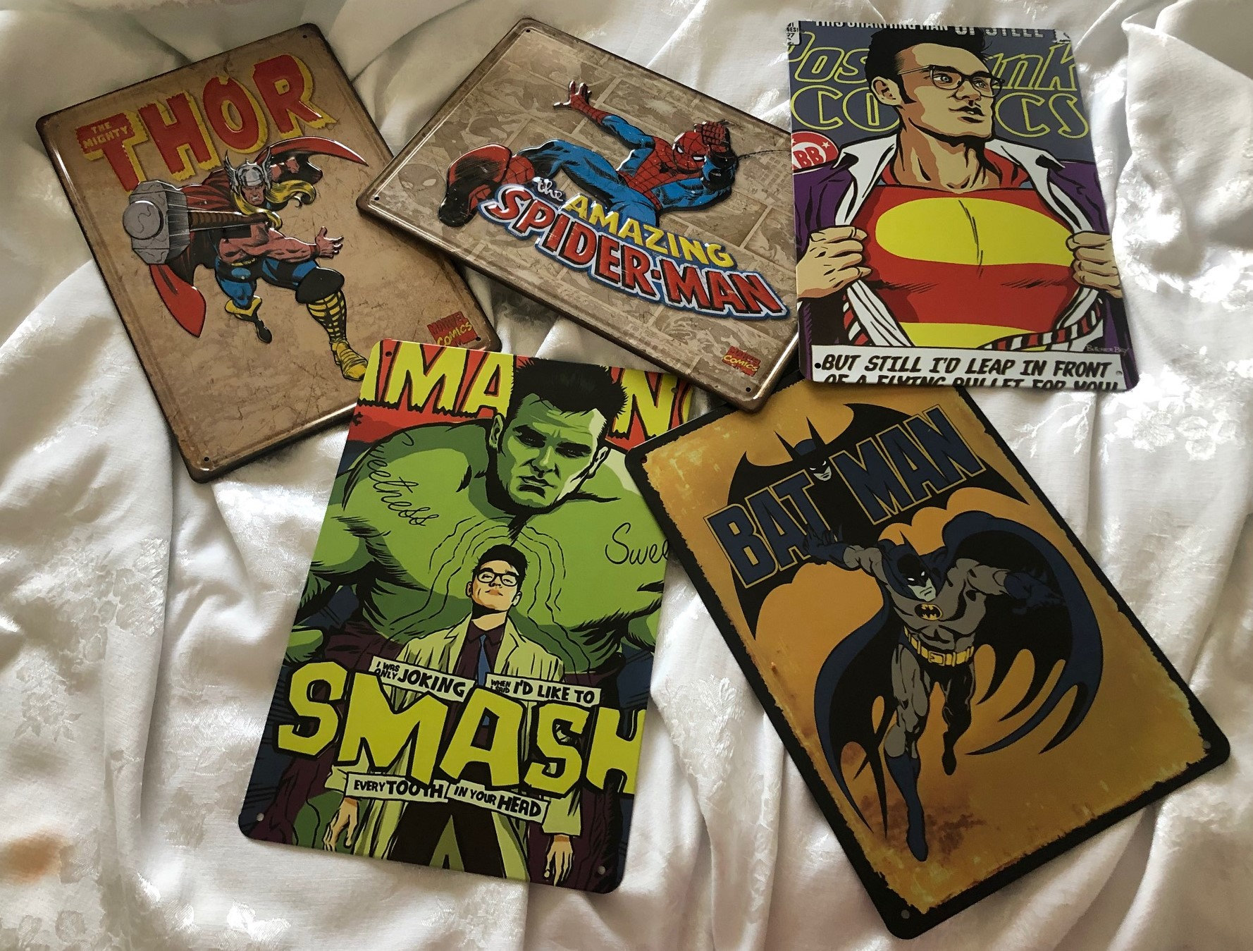 Comic Book Vintage Tin Signs Repro - Etsy