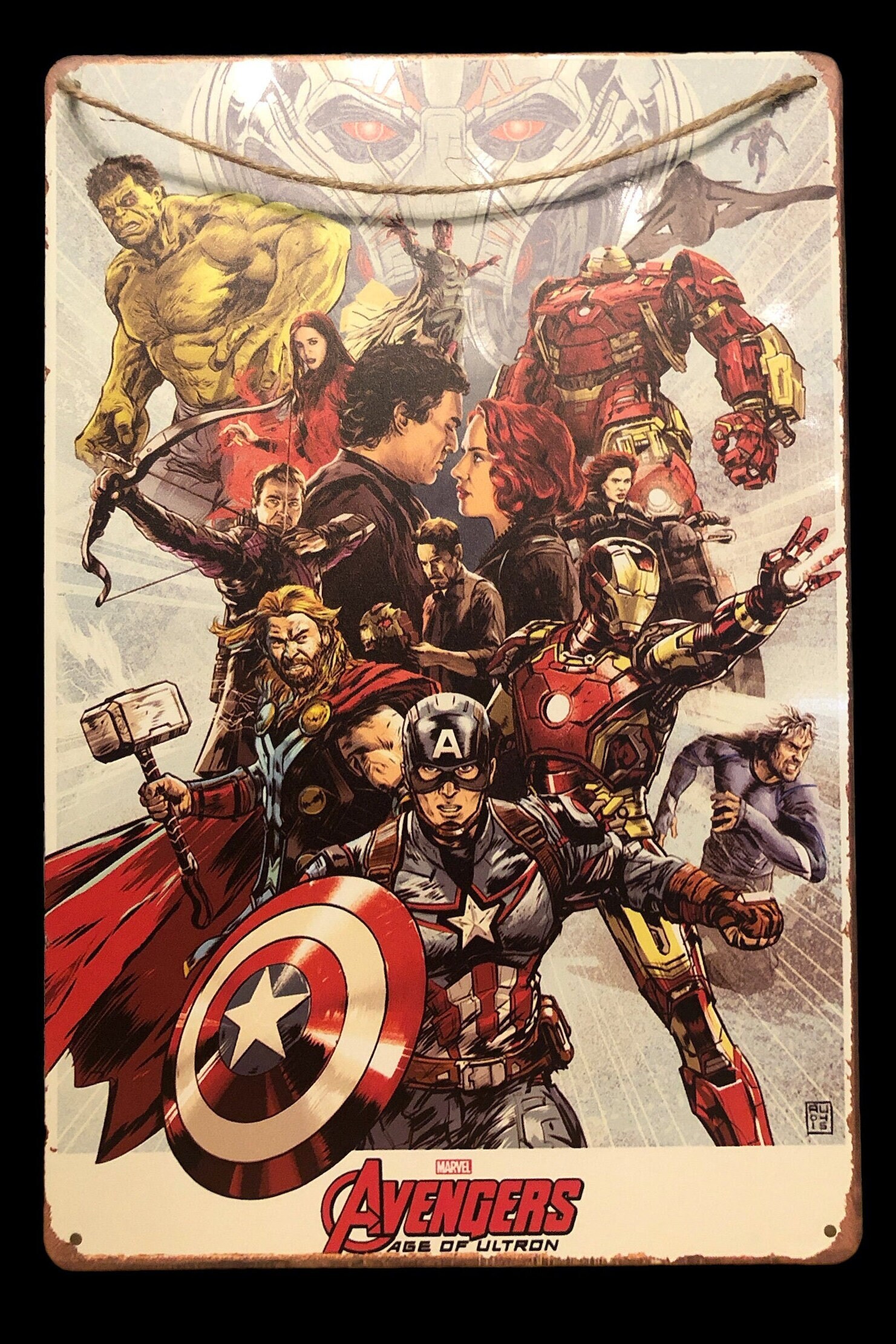 MARVEL Avengers Age of Ultron Metal Sign - Etsy Canada