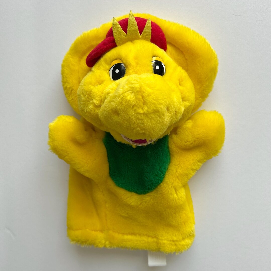 Barney BJ Plush Hand Puppet 1990 Dinosaur - Etsy