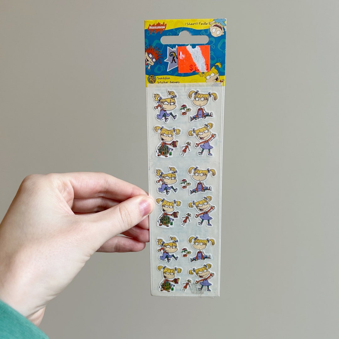 Rugrats Angelica Sticker Sheet 1997 Nickelodeon - Etsy
