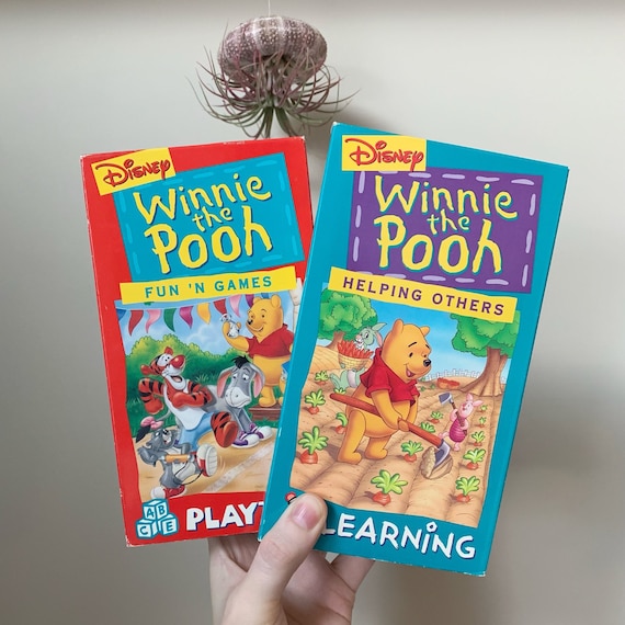 Vintage Winnie the Pooh VHS Tapes Helping Others Fun 'N - Etsy Australia