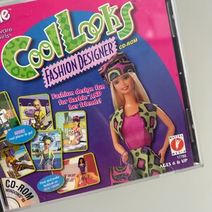 Barbie Cool Looks Fashion Designer CD ROM Computer Game 1997 Vintage - Etsy