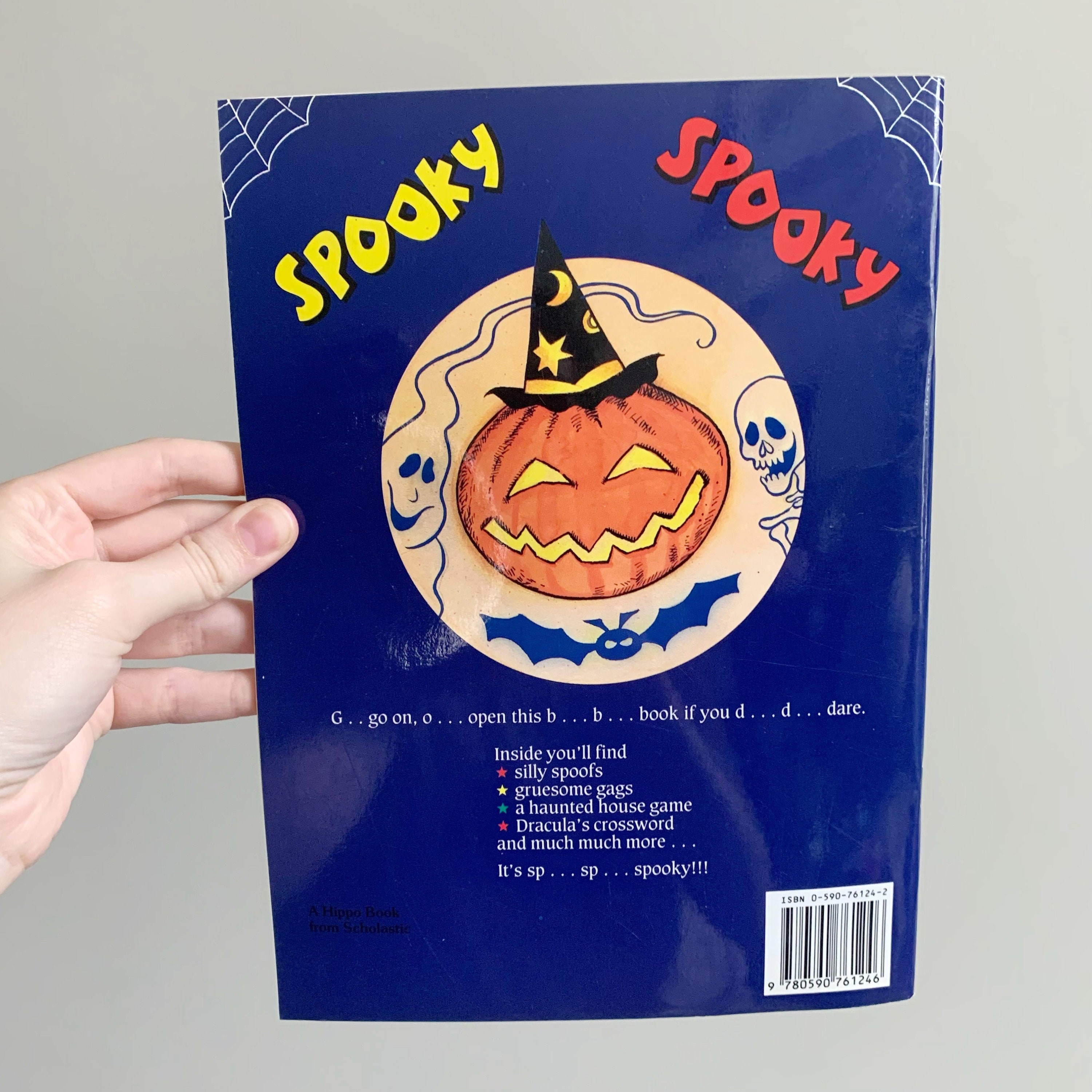 The Spooky Activity Book 1989 Vintage Halloween - Etsy