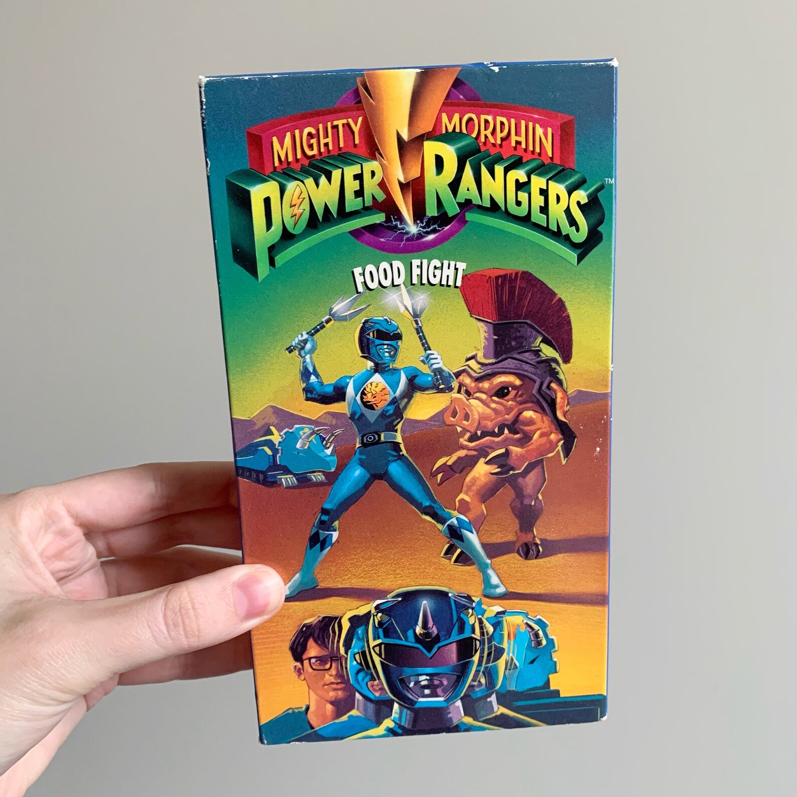 Mighty Morphin Power Rangers Food Fight VHS 1993 Vintage - Etsy