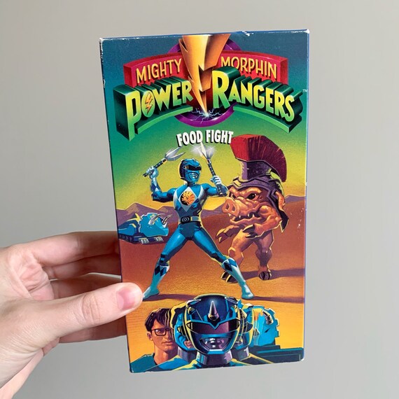 Mighty Morphin Power Rangers Food Fight VHS 1993 Vintage - Etsy