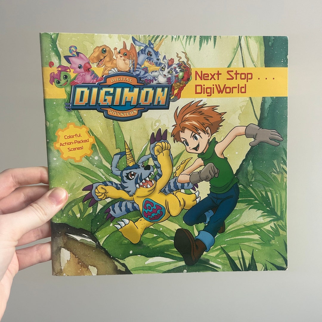 Digimon Digital Monsters Next Stop Digiworld Picture Book 2000 - Etsy