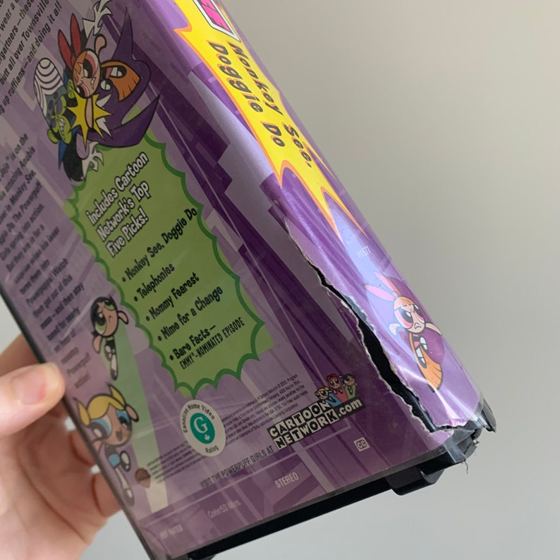 The Powerpuff Girls VHS Tapes Christmas Cartoon Network - Etsy