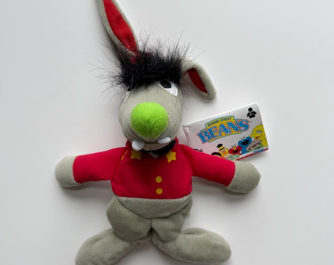 Sesame Street Benny Rabbit Plush 1997 NEW - Etsy
