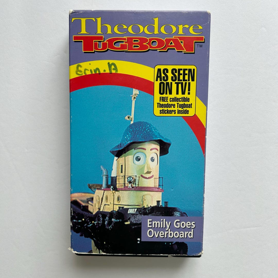 Theodore Tugboat VHS Emily Goes Overboard 2000 Vintage - Etsy