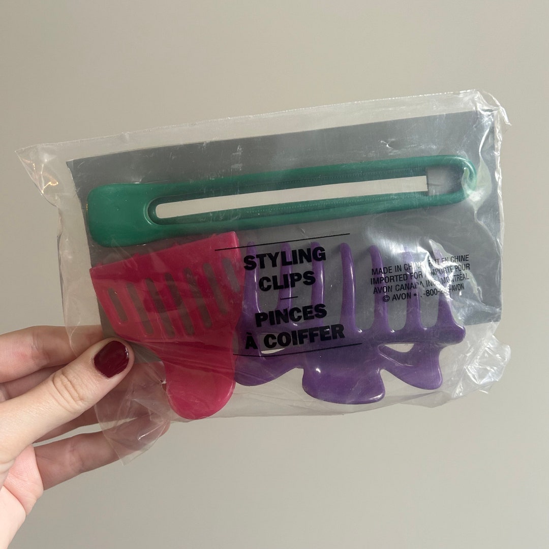 Avon Styling Clips Claw Clip Vintage - Etsy