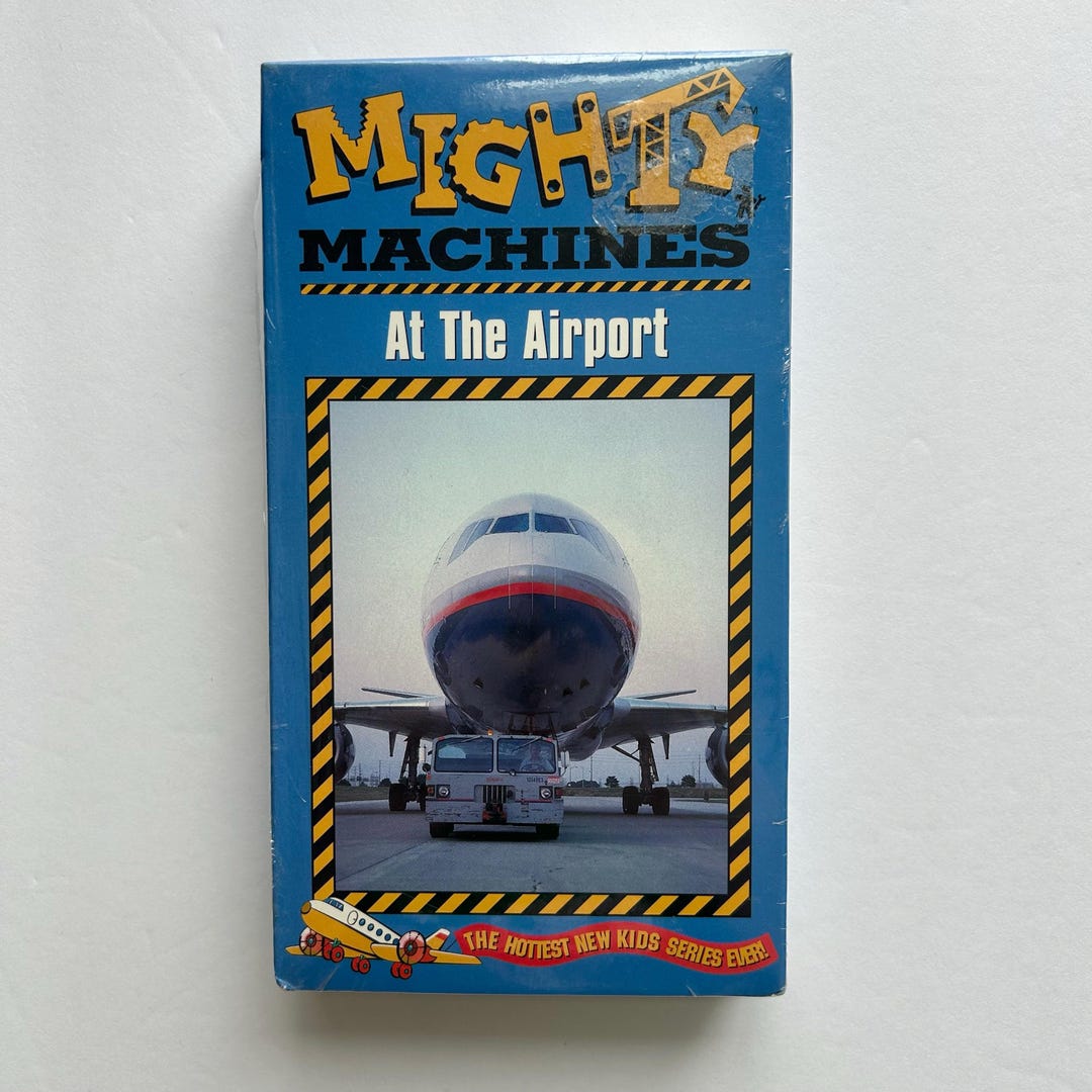 Mighty Machines VHS at the Airport 1994 NEW - Etsy