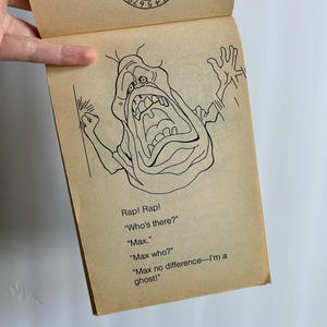 Ghostbusters 2 Flip N Fun Jokes, Riddles & Coloring Book 1988 - Etsy