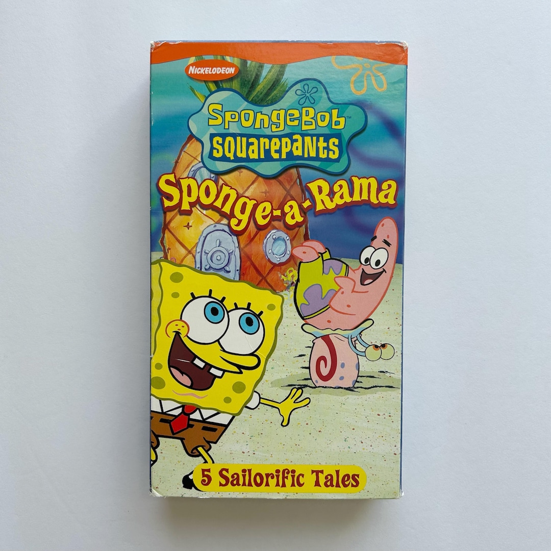 Spongebob Squarepants Sponge-a-rama VHS Tape 2003 Vintage - Etsy