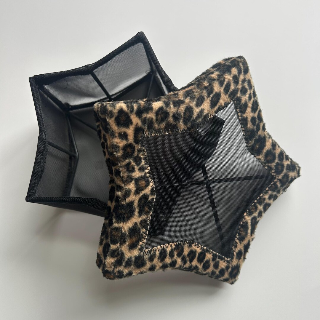 Leopard Print Metal Star Box Cheetah Y2K - Etsy