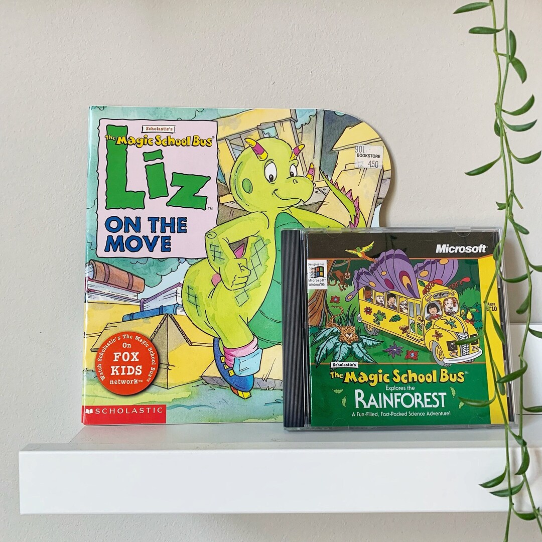 The Magic School Bus Book and CD ROM Bundle Vintage - Etsy
