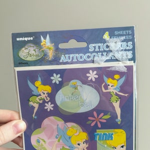 Disney Fairies Tinkerbell Sticker Sheet Sealed - Etsy