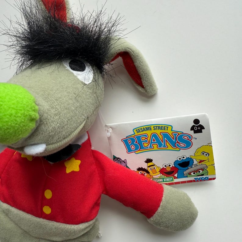 Sesame Street Benny Rabbit Plush 1997 NEW - Etsy